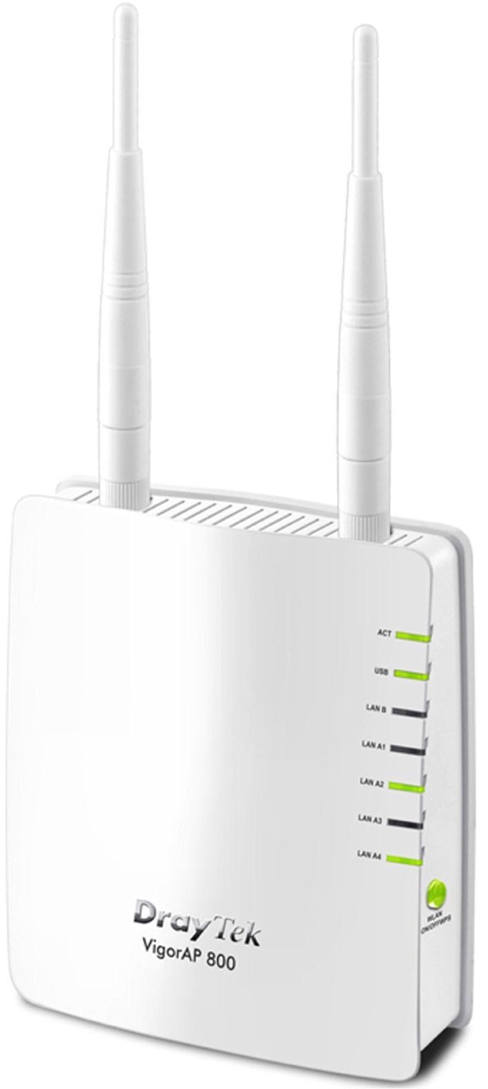 Draytek Vigor Ap 800 80211n Wlan Access Point With Poe Support White