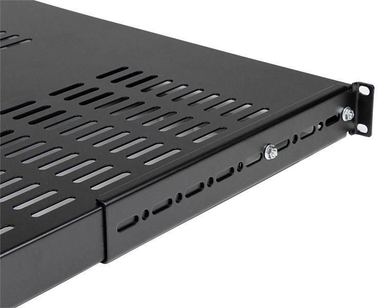 StarTech 1U 19 inch Adjustable Vented Rack Mount Shelf Heavy Duty Fixed ... StarTech 1U 19 inch Adjustable Vented Rack Mount Shelf Heavy Duty Fixed ...