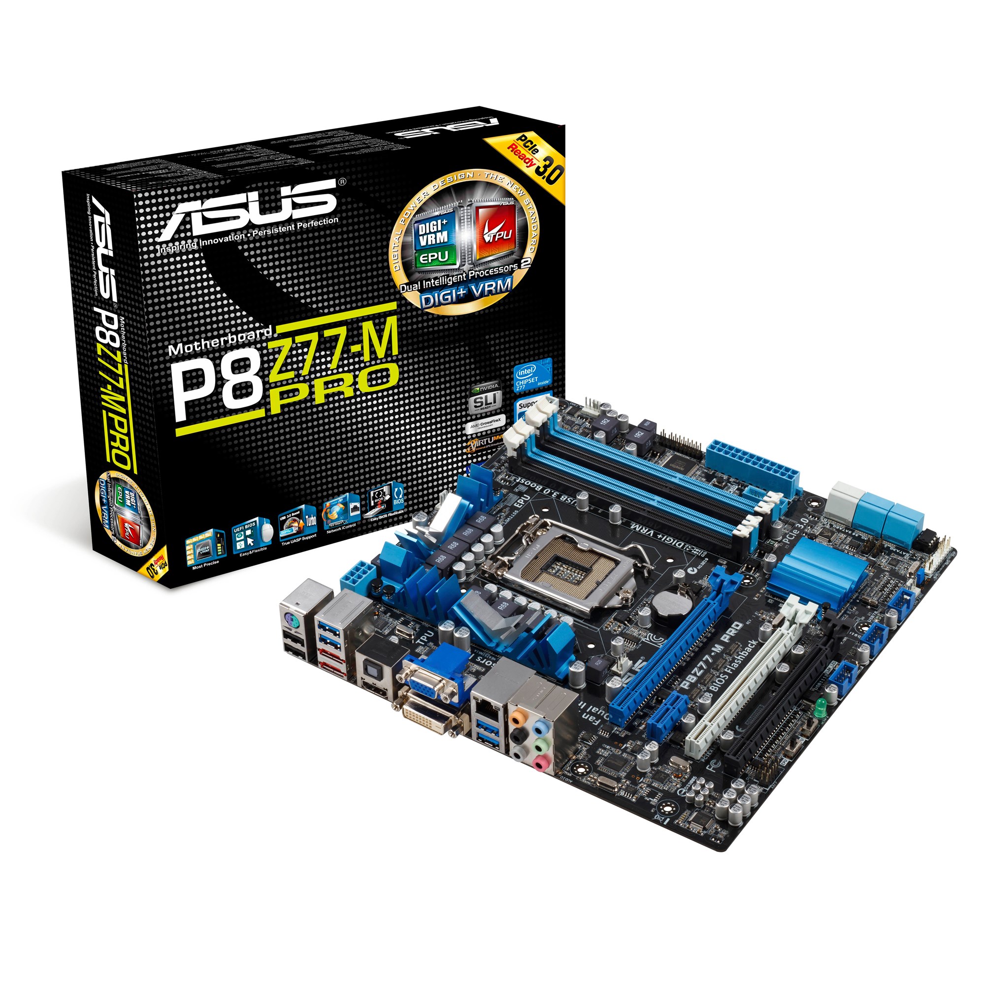ASUS P8H67-M PRO LGA 1155 Intel H67 Motherboard Micro ATX DDR3 ...