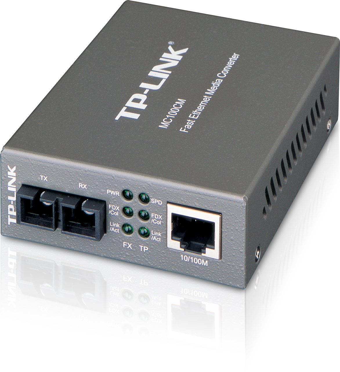 TP-Link MC100CM 10/100Mbps Multi-Mode Media Converter (Black) - MC100CM ...