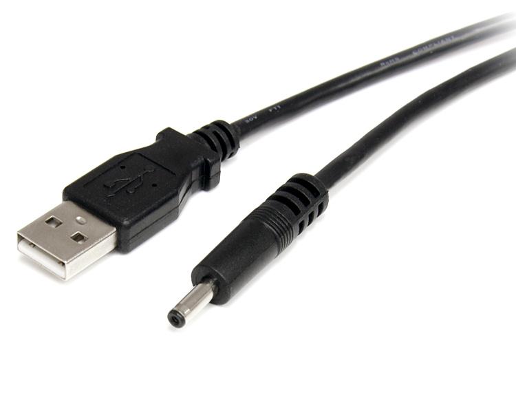 StarTech.com USB to Type H Barrel 5V DC Power Cable (3 feet ...