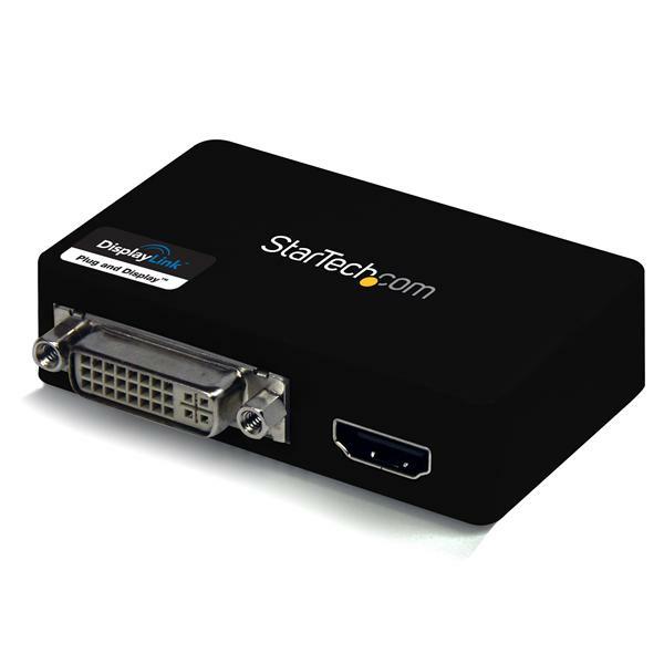 StarTech.com USB 3.0 to HDMI and DVI Dual Monitor External Video Card ...