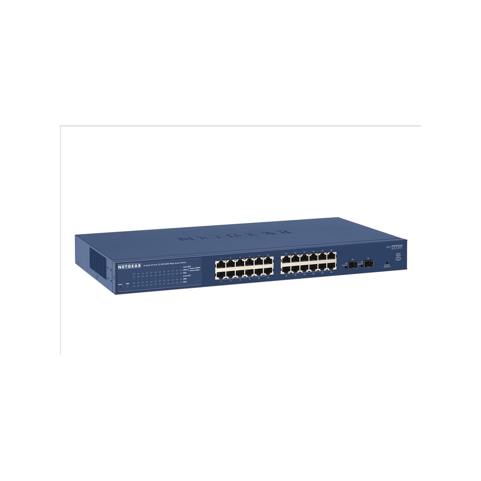 Netgear ProSafe 24-Port Gigabit Rackmount Switch - GS724T-400EUS | CCL