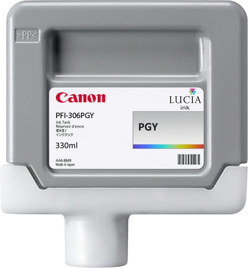 Canon PFI-306 PGY (Photo Grey) Ink Tank (330ml) for Canon iPF9400 ...