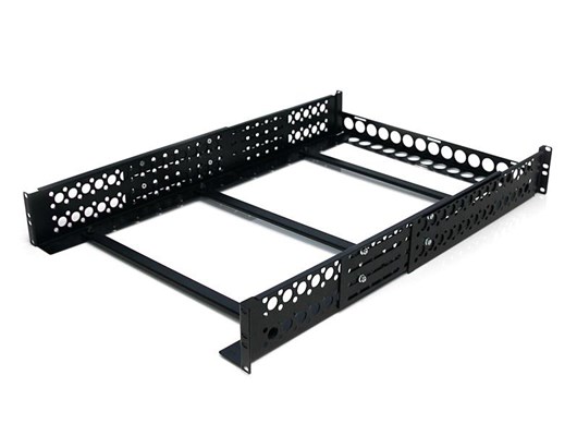 StarTech.com 2U Fixed 19 inch Adjustable Depth Universal Server Rack ...