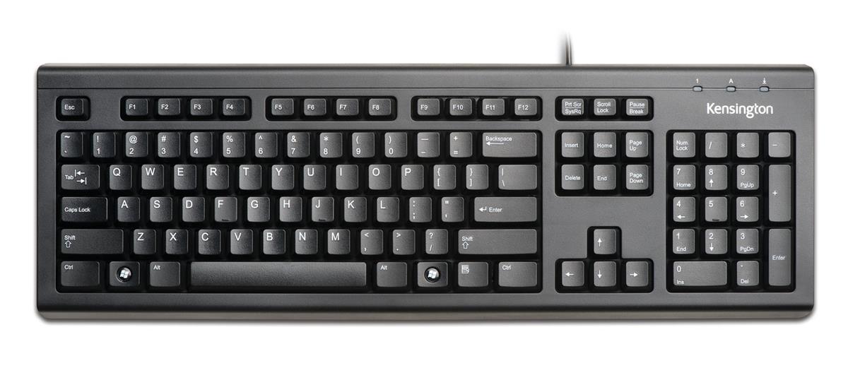 Kensington Keyboard 106 keys USB Black - 1500109 | CCL