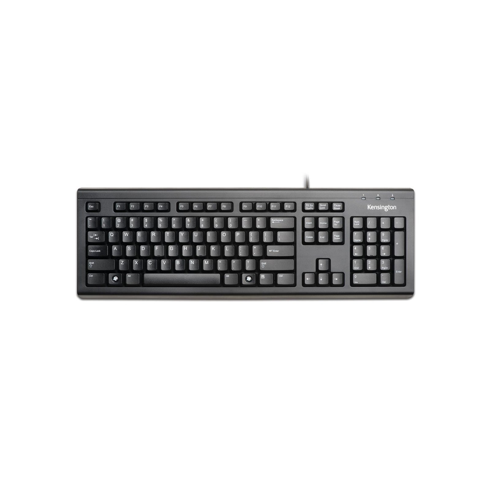 Kensington ValuKeyboard USB Wired Keyboard - Black - 1500109 | CCL