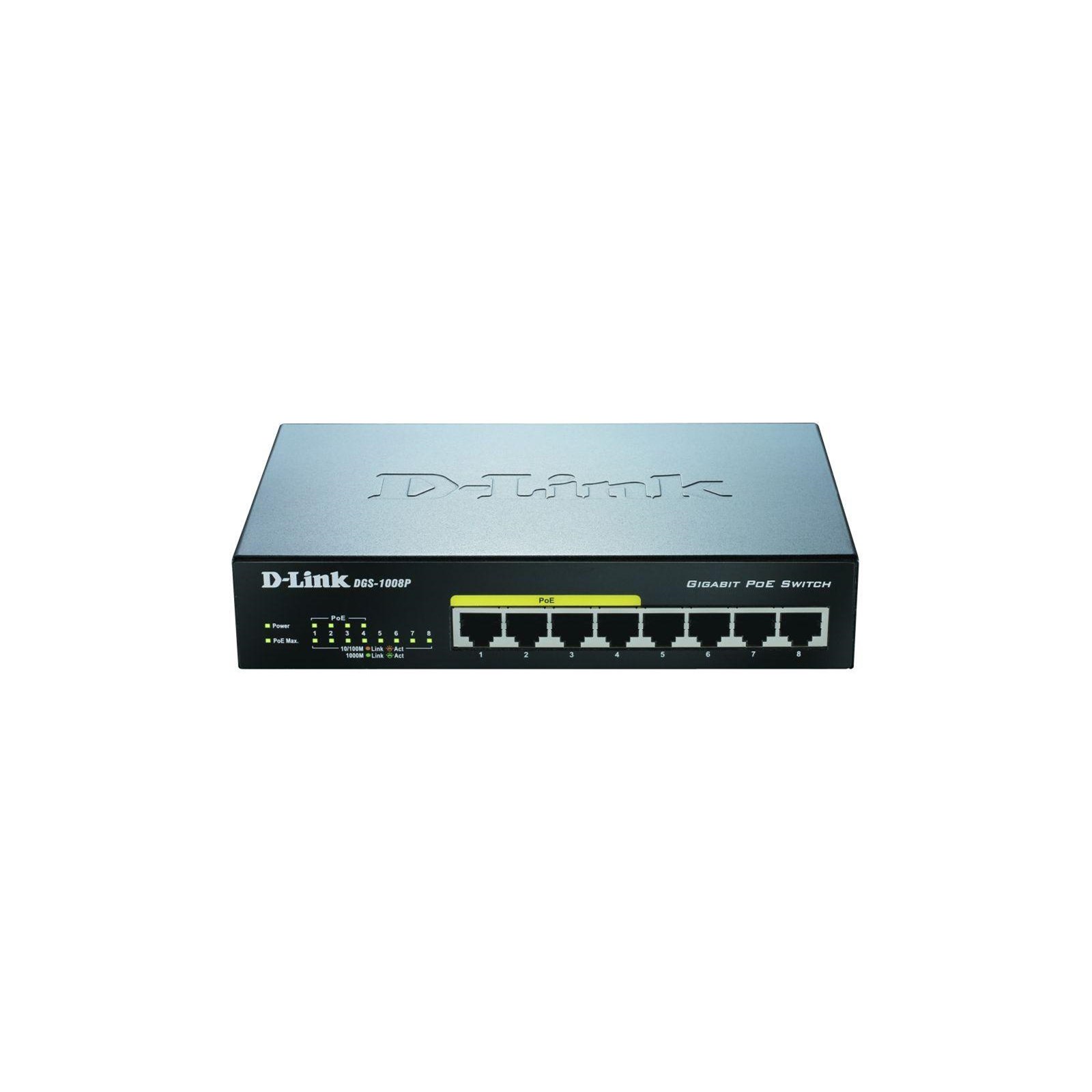 DLink DGS-1008P/E 8-Port Gigabit PoE Switch - DGS-1008P/E | CCL Computers DLink DGS-1008P/E 8-Port Gigabit PoE Switch - DGS-1008P/E | CCL Computers