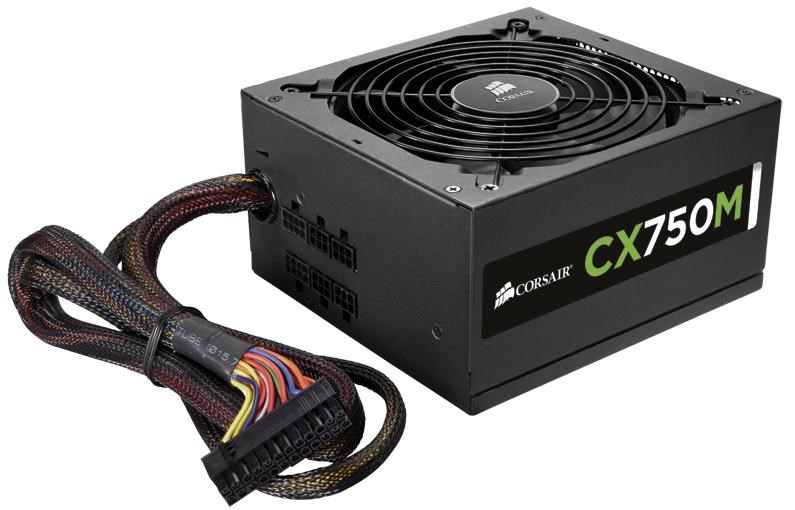 Corsair CX750M Builder Series 750W Semi-Modular - CP-9020061-UK | CCL ...