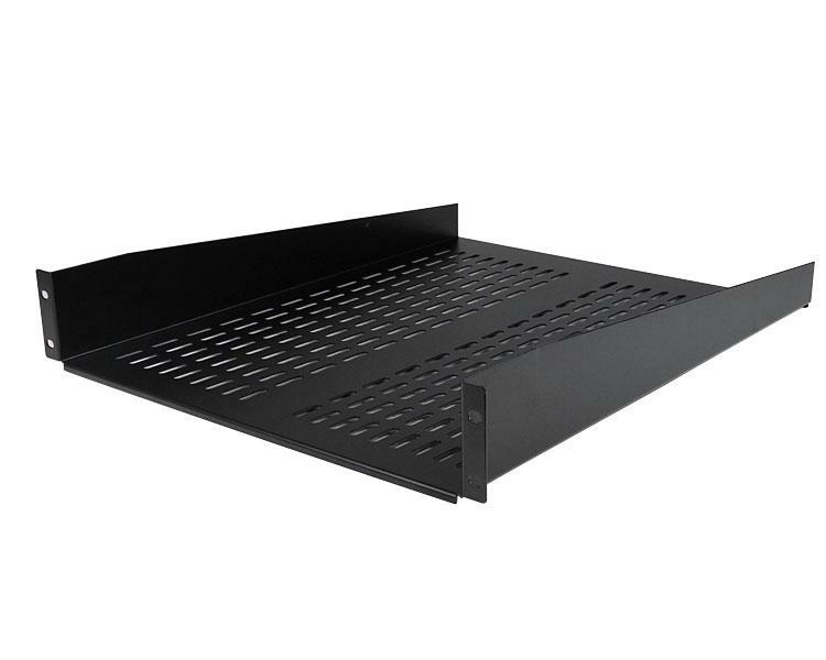 StarTech 2U 22 inch Vented Rack Mount Shelf Fixed Server Rack Cabinet ...