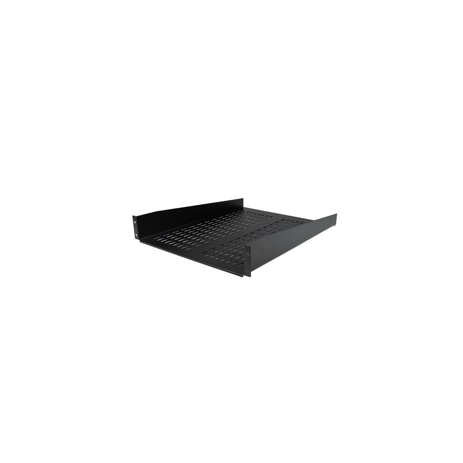 StarTech 2U 22 inch Vented Rack Mount Shelf Fixed Server Rack Cabinet ...