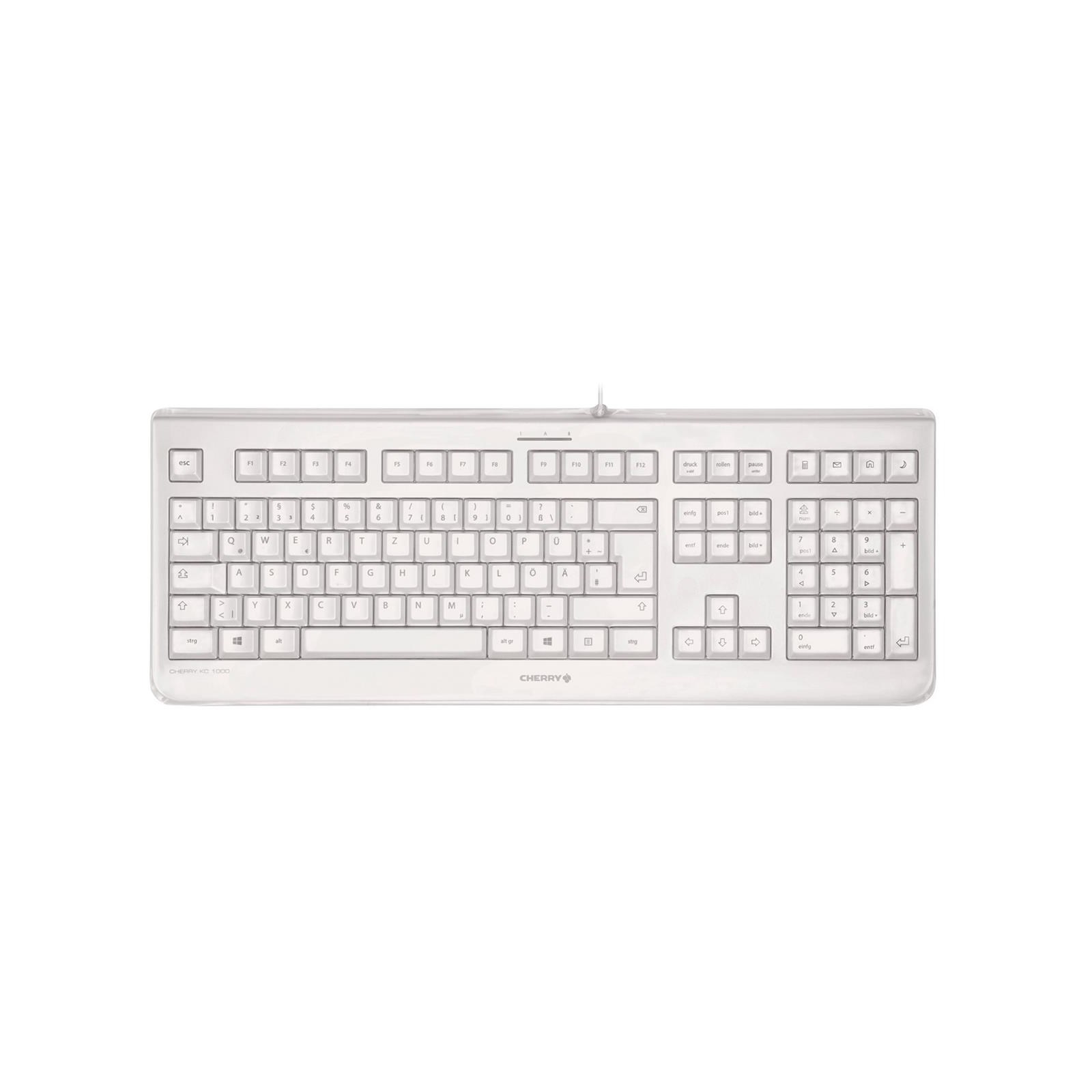 CHERRY KC 1068 Wired USB Keyboard - Light Grey - JK-1068GB-0 | CCL