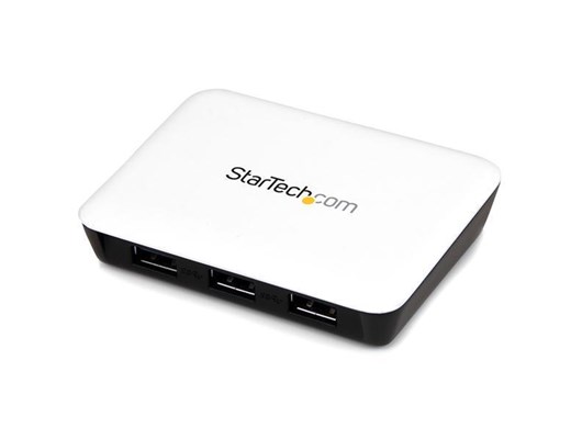 StarTech.com 3 Port SuperSpeed USB 3.0 Hub with Gigabit Ethernet ...