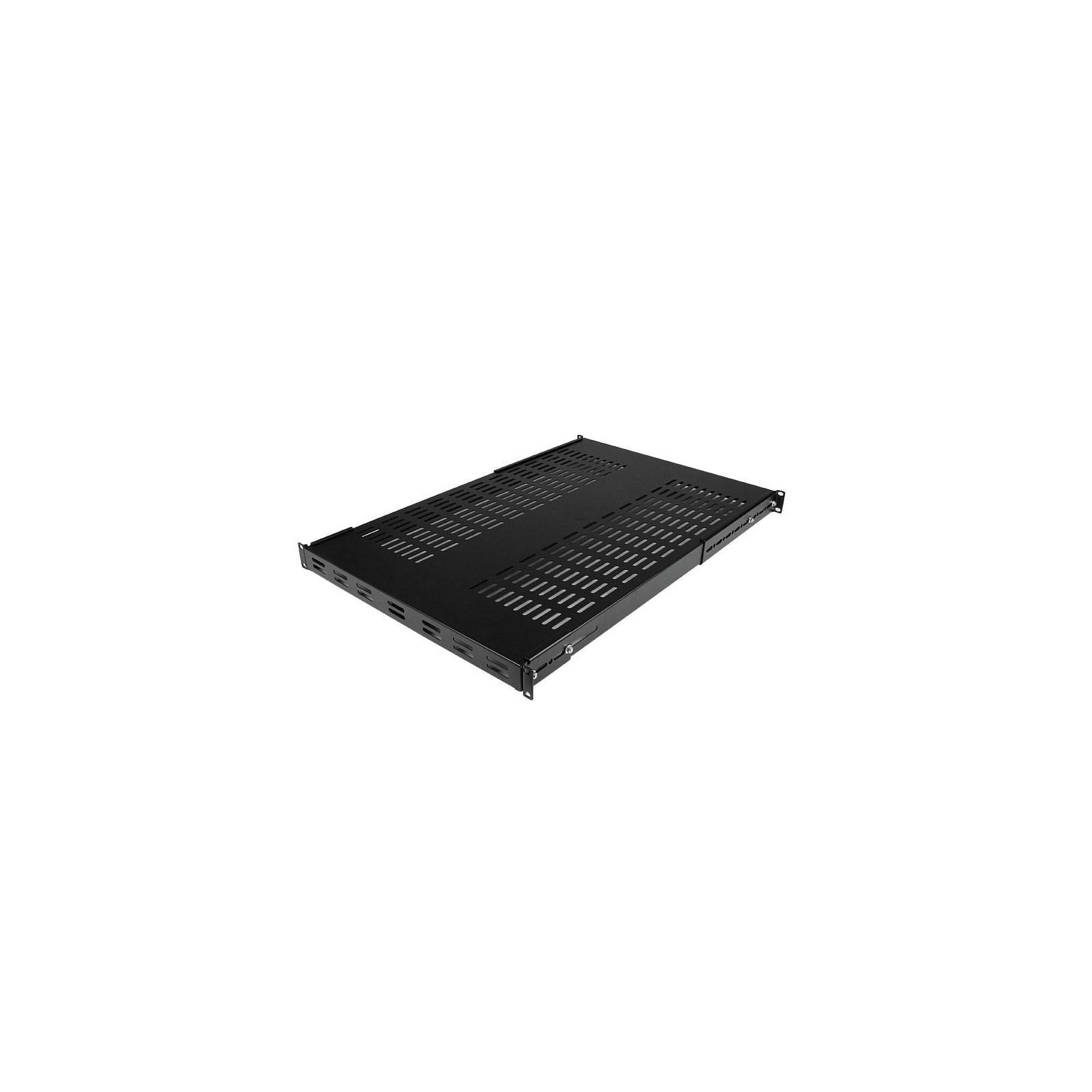 StarTech 1U 19 inch Adjustable Vented Rack Mount Shelf Heavy Duty Fixed ... StarTech 1U 19 inch Adjustable Vented Rack Mount Shelf Heavy Duty Fixed ...