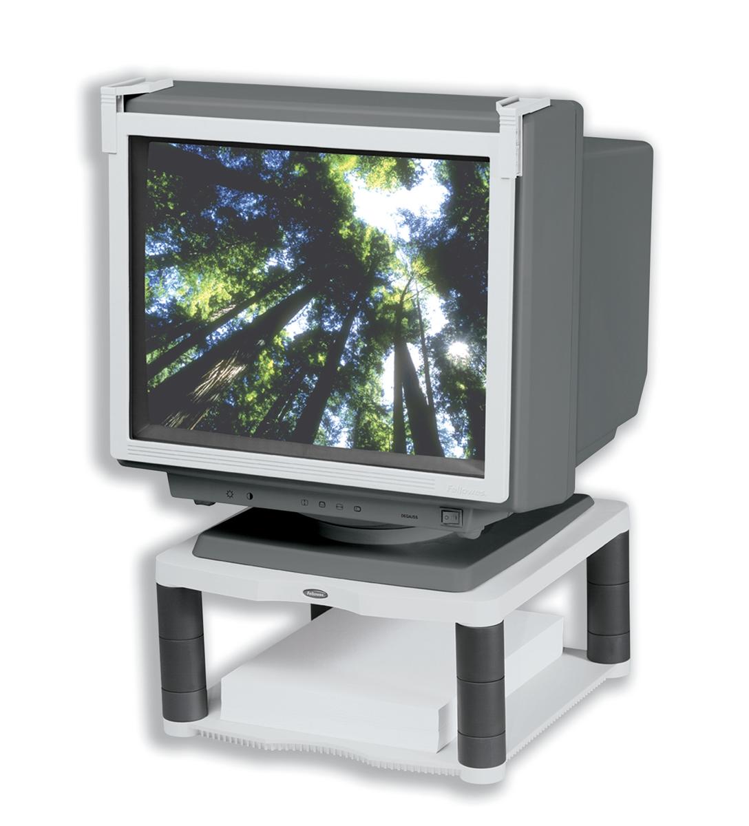 Fellowes Premium Monitor Riser (Platinum) for 21 inch CRT or TFT ...