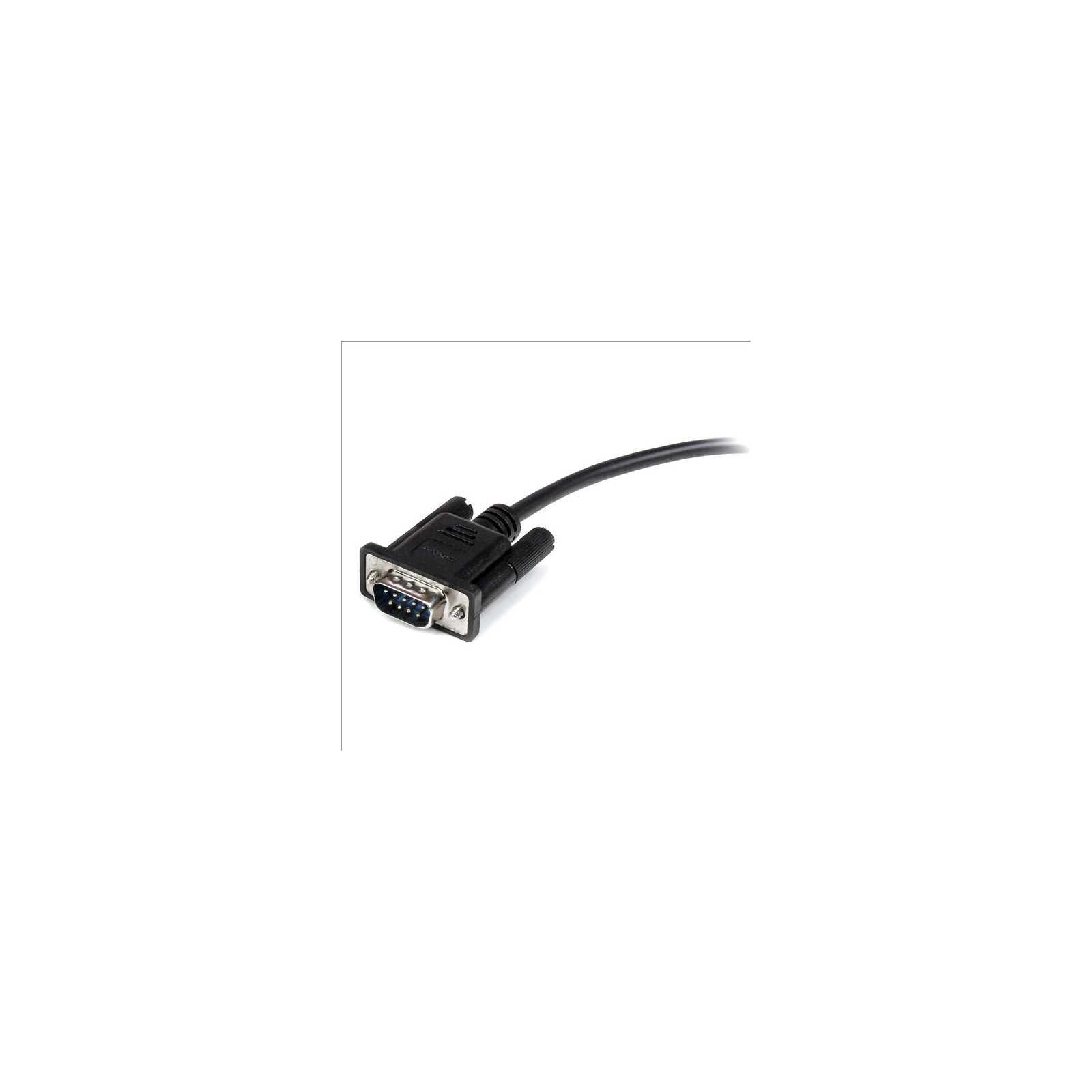 StarTech.com (2m) Straight Through DB9 RS232 Serial Cable - M/F (Black) - MXT1002MBK | CCL