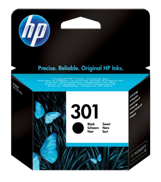 HP 301 (Yield 190 Pages) Black Ink Cartridge for Deskjet 1000/Deskjet ...