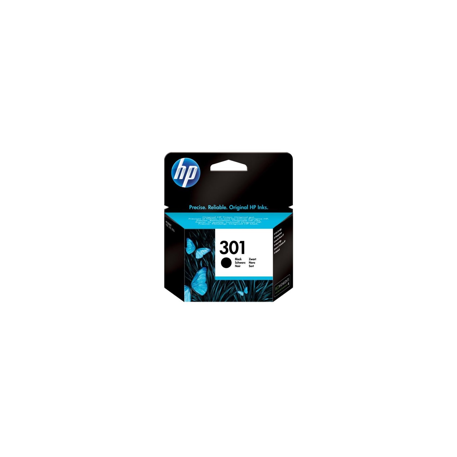 HP 301 (Yield 190 Pages) Black Ink Cartridge for Deskjet 1000/Deskjet ...