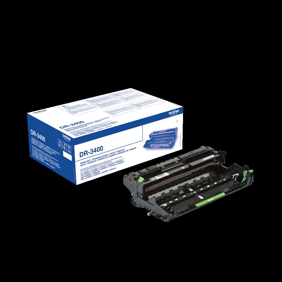 Brother DR-3400 (Yield: 30,000 Pages) Black ink Laser Imaging Drum ...