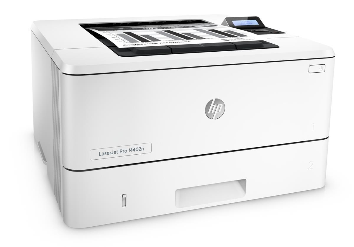 HP LaserJet Pro M402n (A4) Mono Laser Printer 128MB 2-line Backlit LCD ...