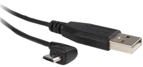 StarTech.com Micro USB Cable - A to Right Angle Micro B (0.9m ...