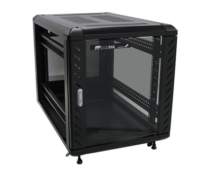 StarTech.com 12U Rackmount Server Case - Black - RK1236BKF | CCL Computers