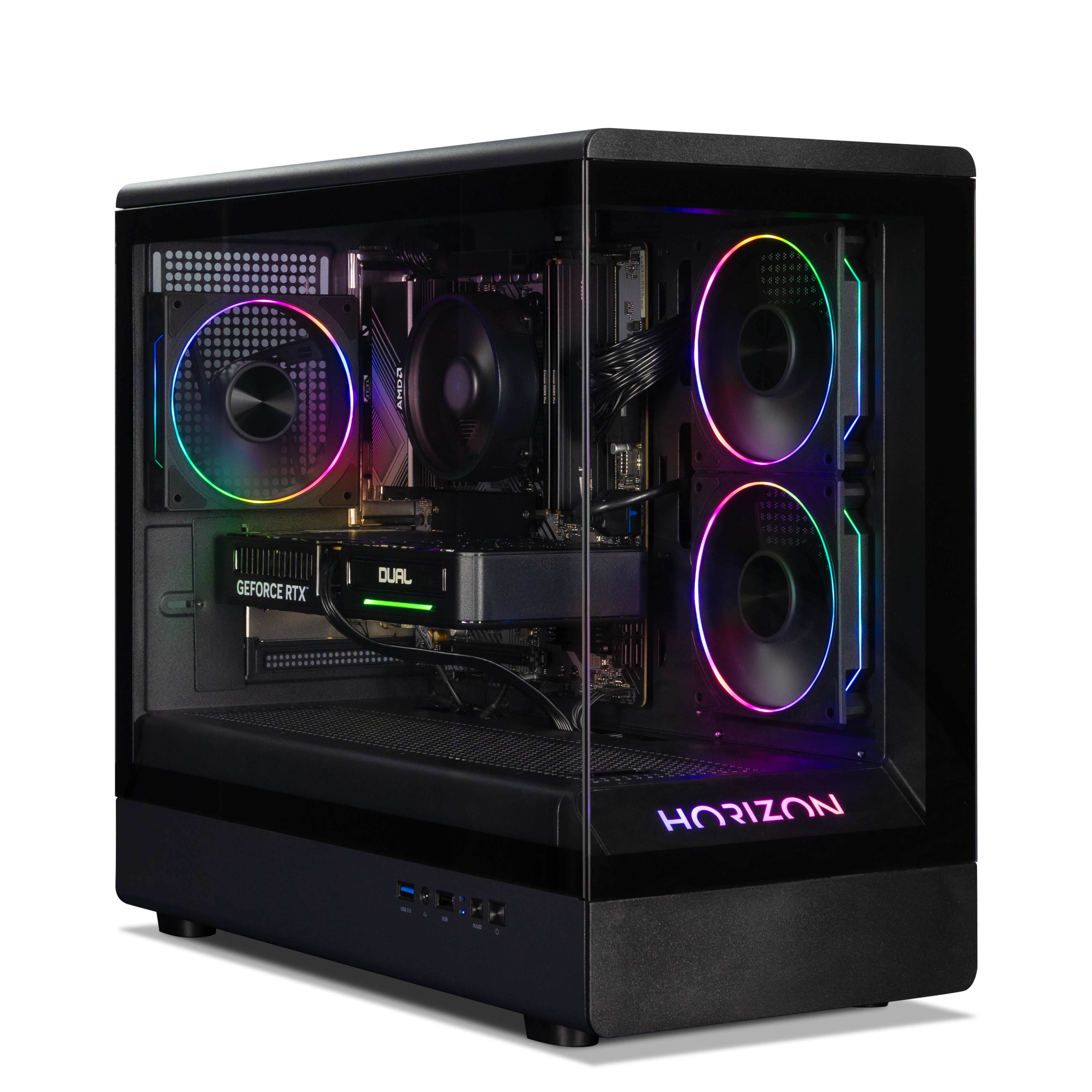 Horizon Respawn Ryzen 5 RTX 5050 Black Gaming PC - CCL Computers