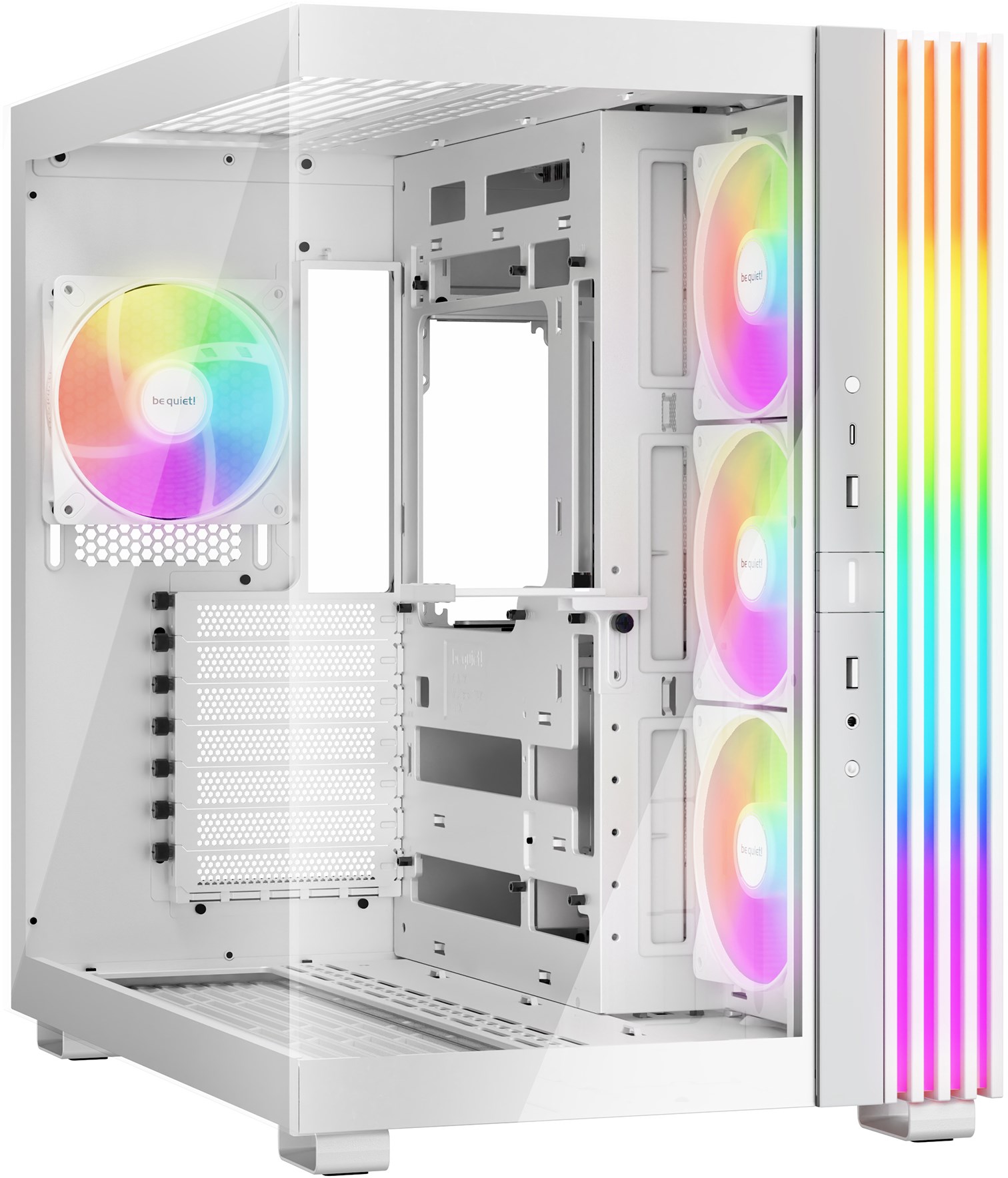 Be Quiet! Light Base 600 LX Mid Tower Gaming Case - White - BGW68 | CCL