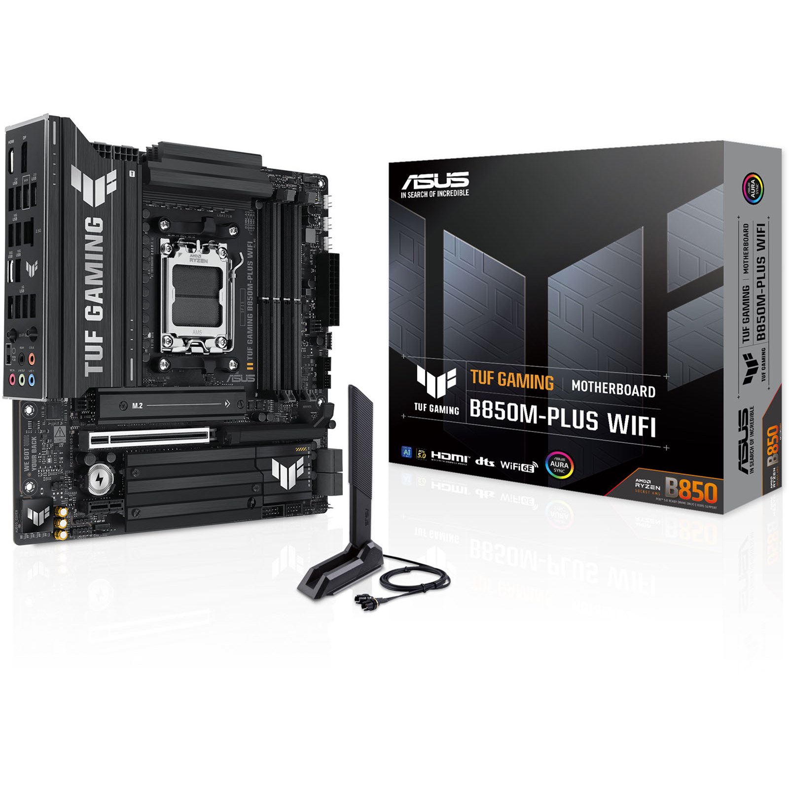 ASUS TUF Gaming B850M-Plus WiFi AMD Socket AM5 Motherboard - 90MB1IY0-M0EAY0 | CCL