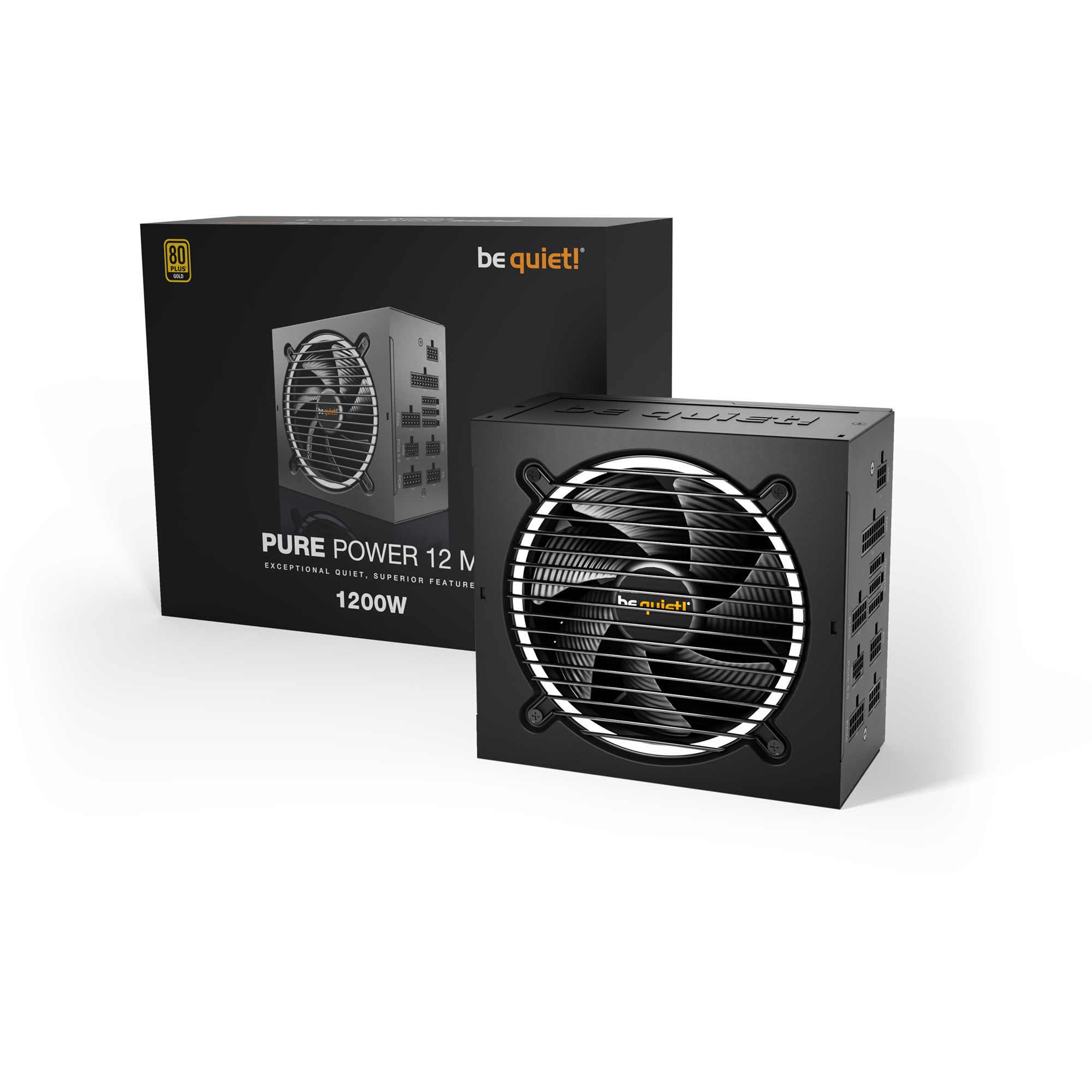 1200W Be Quiet! Pure Power 12 M Modular 80 Plus Gold PSU - BN346 | CCL