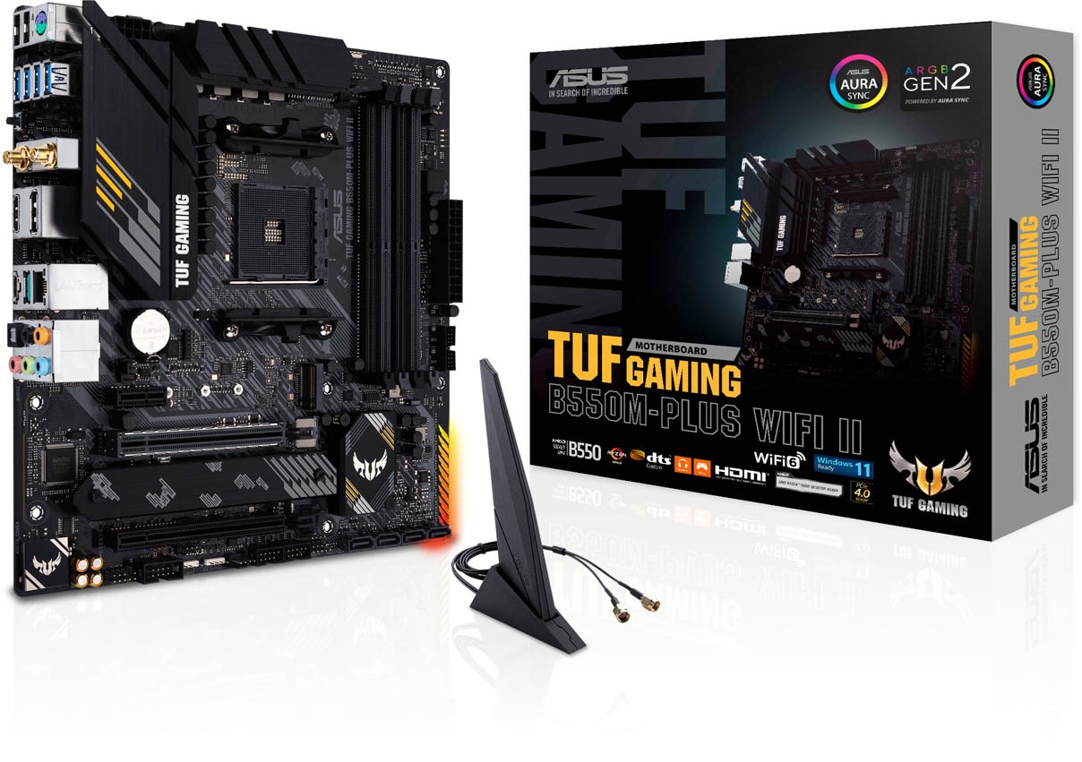 ASUS TUF Gaming B550M-Plus WIFI II AMD Socket AM4 Motherboard ...