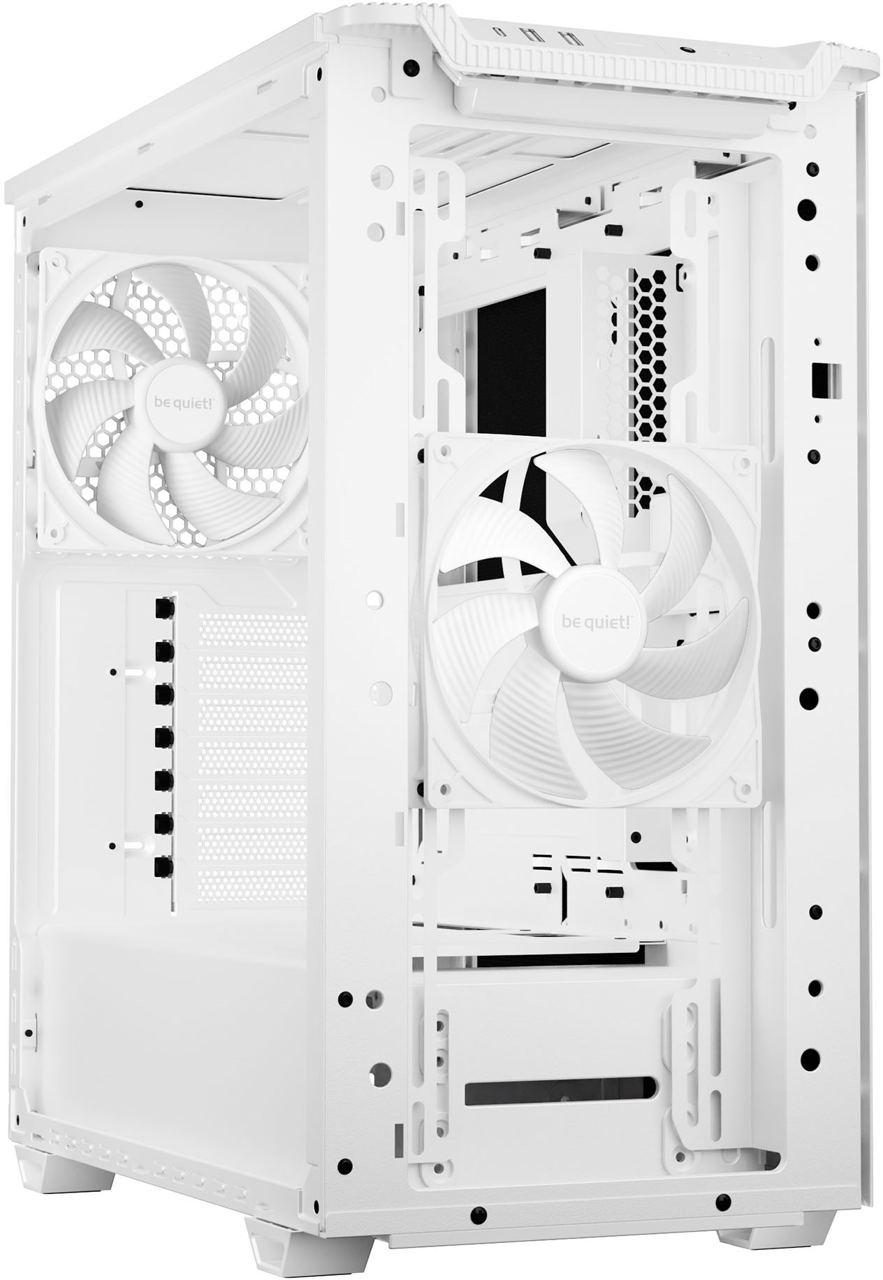 Be Quiet! Pure Base 501 Airflow Window Gaming Case - White - BGW75 | CCL