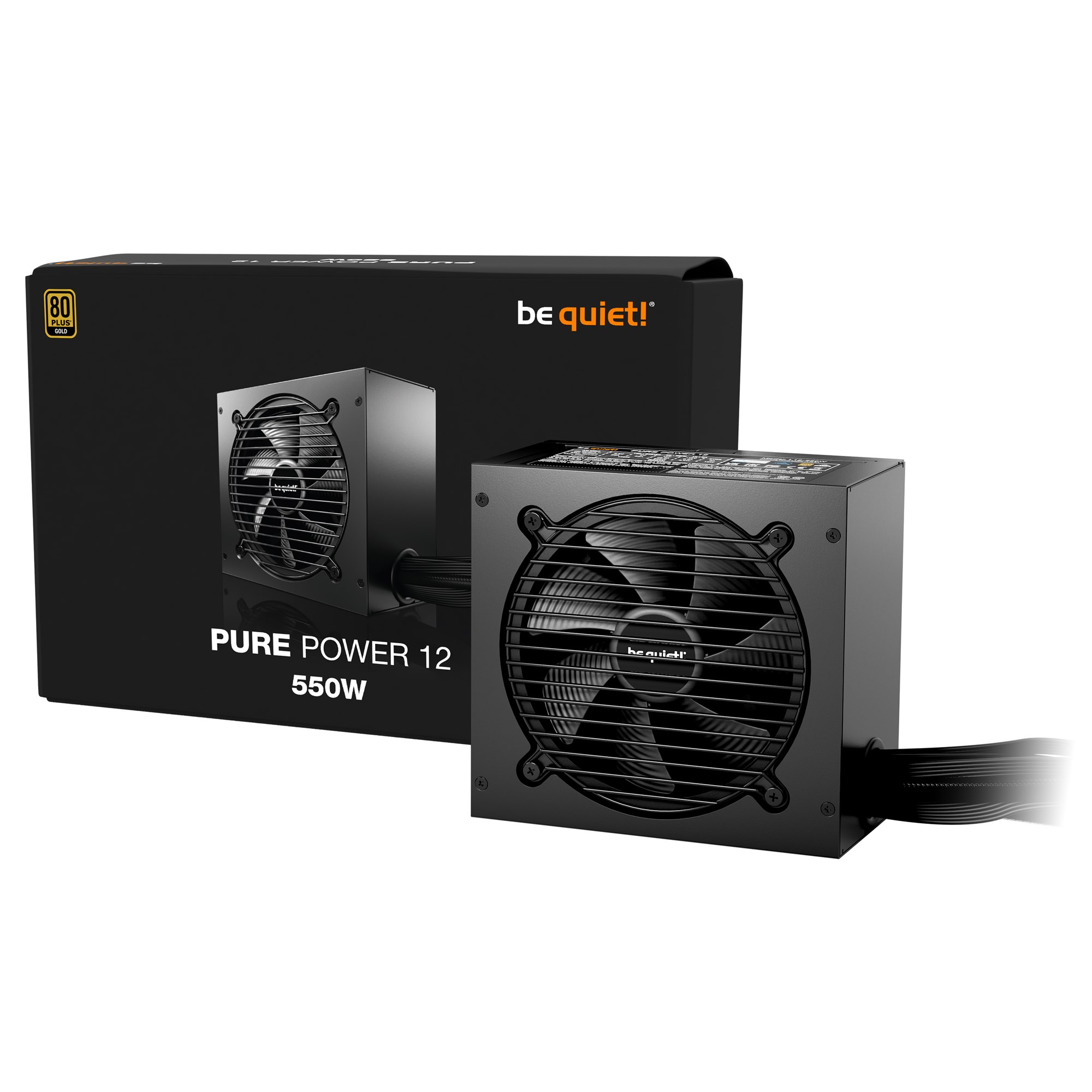 550W Be Quiet! Pure Power 12 80 Plus Gold PSU - BP001EU | CCL