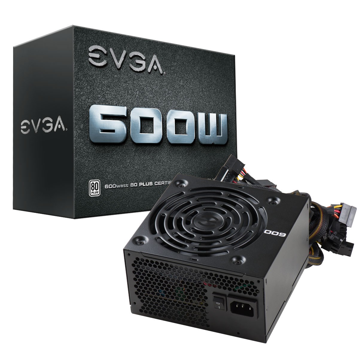 EVGA White 600W 80+ PSU - 100-W1-0600-K3 | CCL Computers