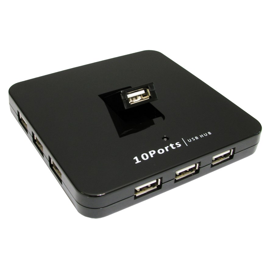 10 Port USB2.0 Desktop Hub - USB2-3010HUB | CCL Computers