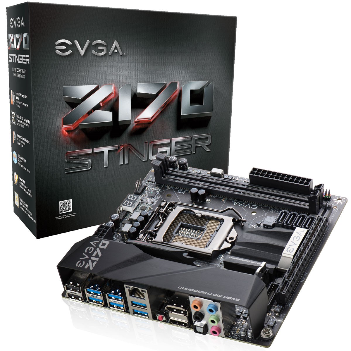EVGA Z170 Stinger Intel Socket 1151 Motherboard - 111-SS-E172-KR | CCL ...