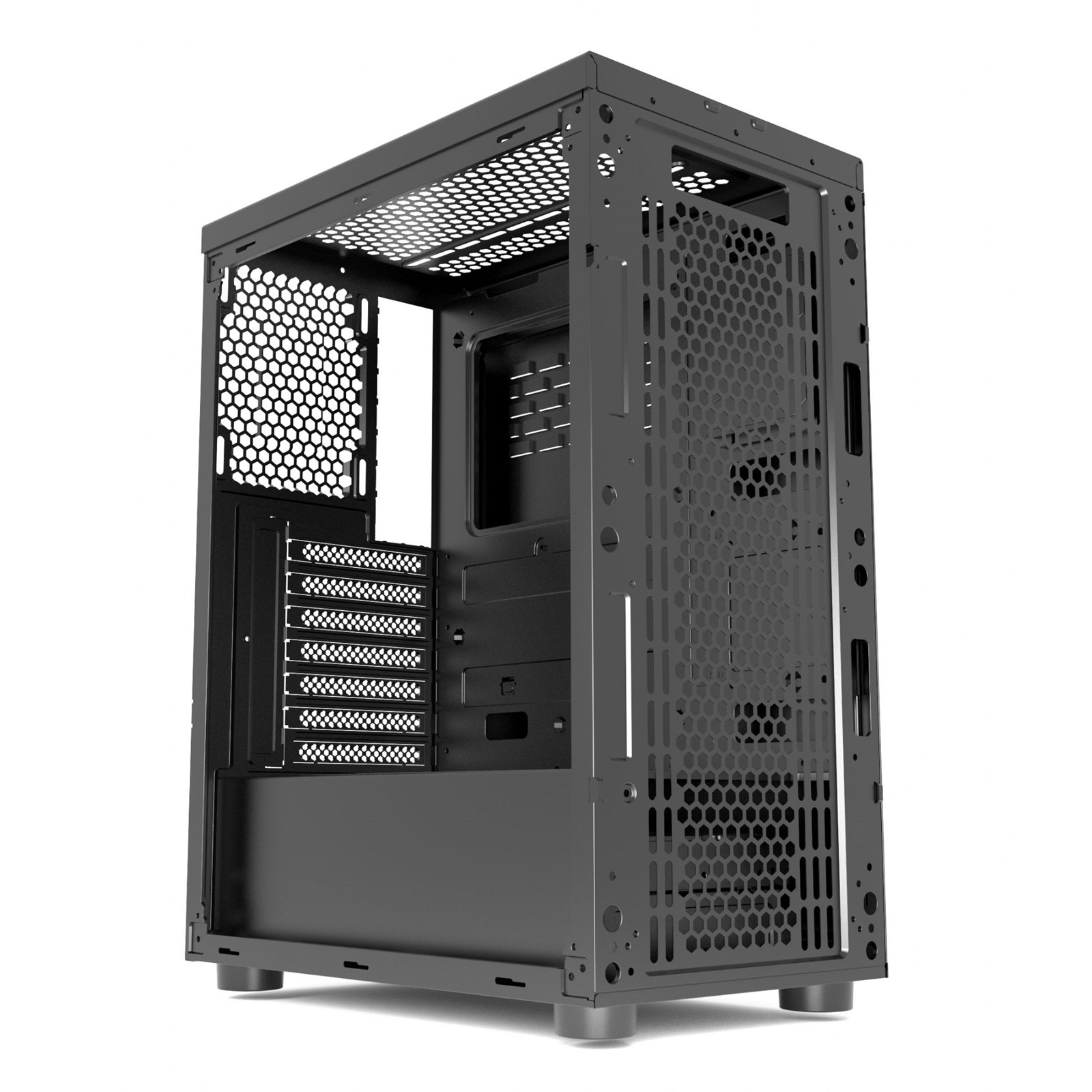 1st Player Rainbow R6-A Mid Tower Gaming Case - Black - R6-A | CCL