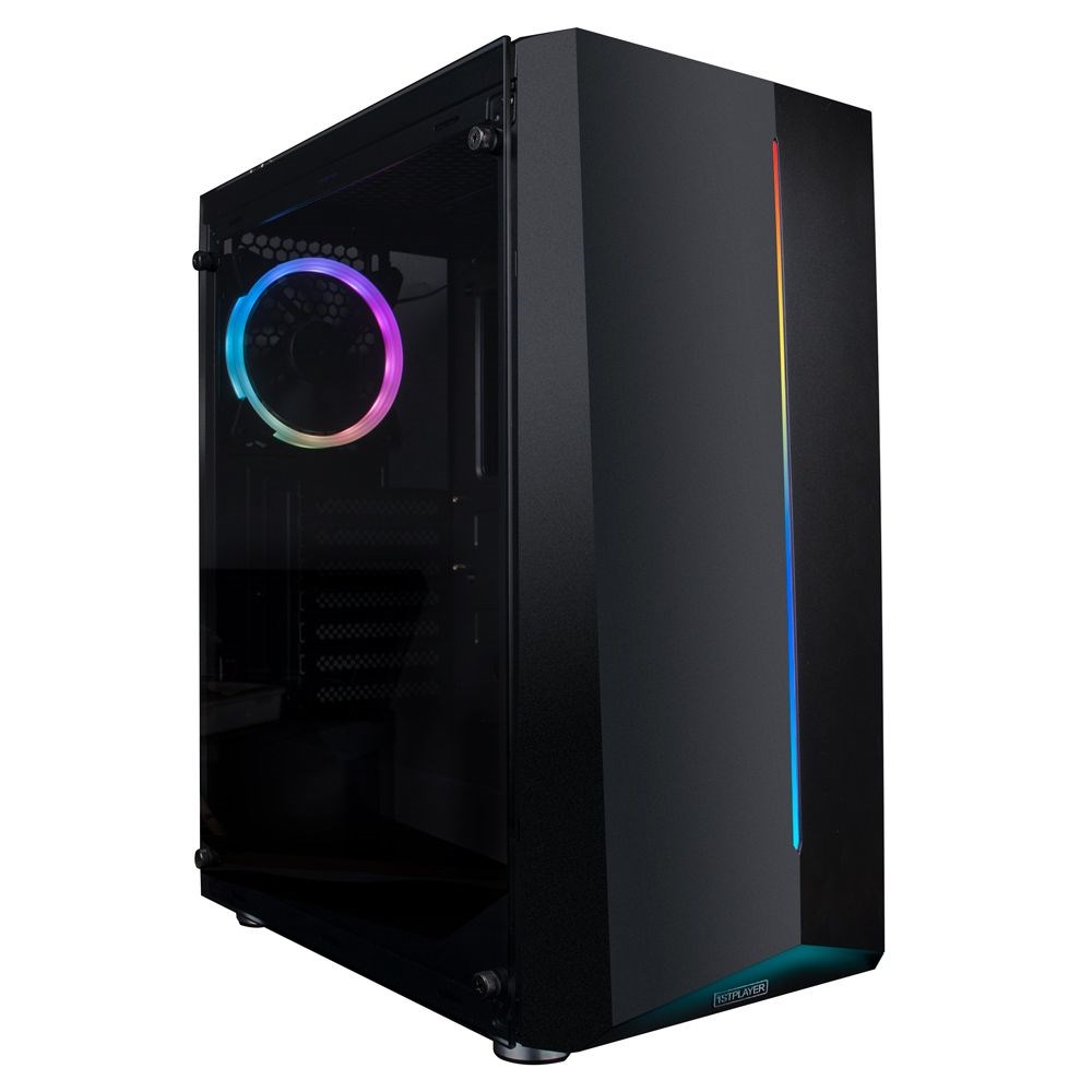1st Player Rainbow R6-A Mid Tower Gaming Case - Black - R6-A | CCL