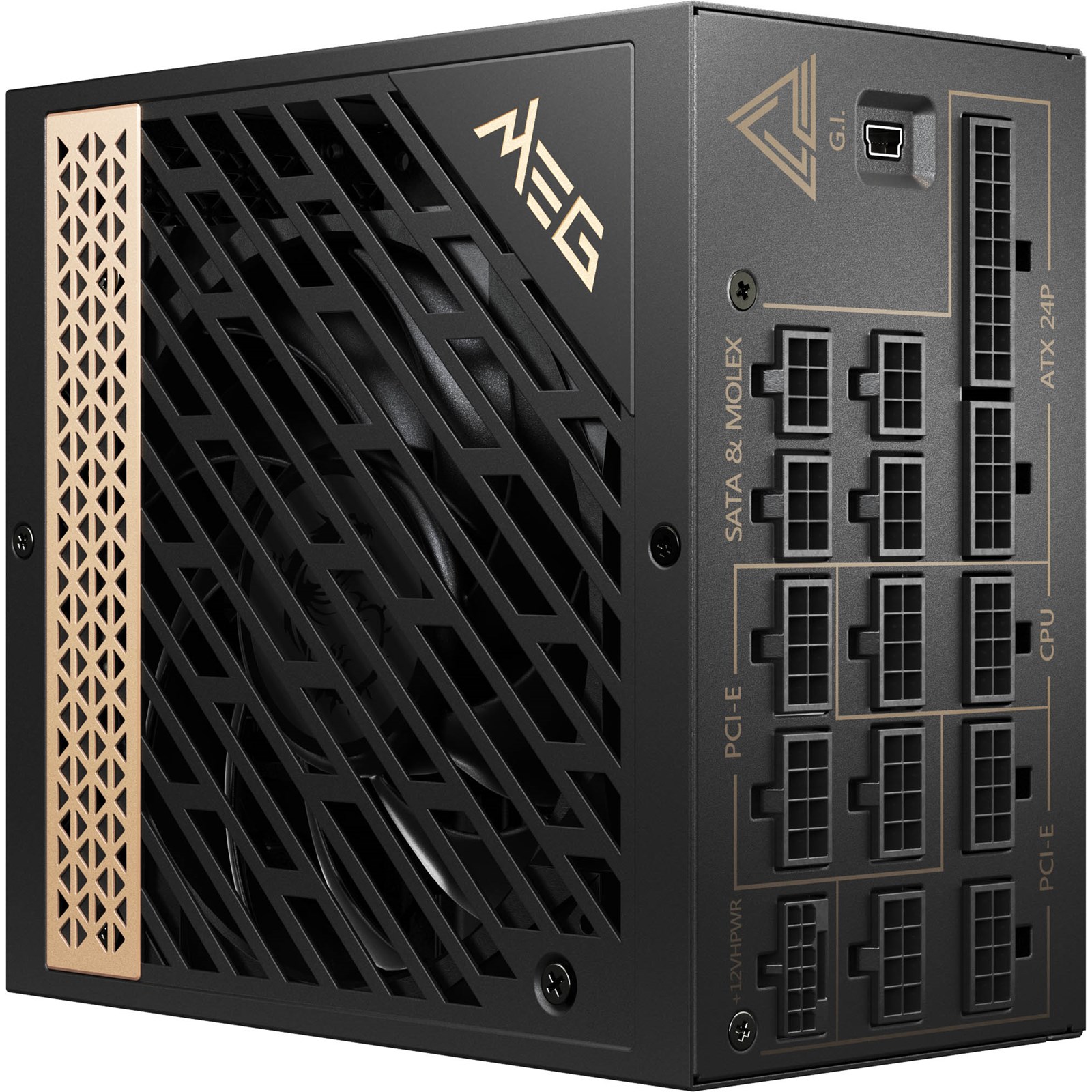 1300W MSI MEG Ai1300P PCIe5 Modular 80 Plus Platinum PSU - MEG Ai1300P ...