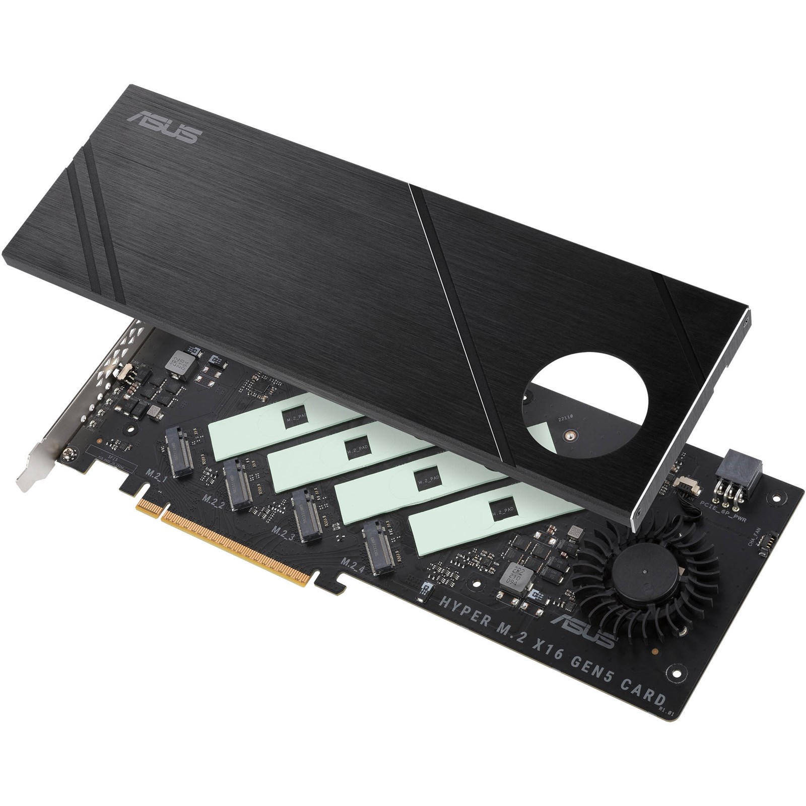ASUS Hyper M.2 x16 Gen5 Card - 90MC0CY0-M0EAY0 | CCL