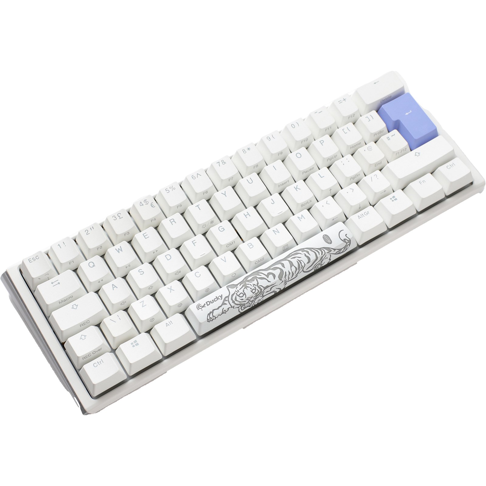 Ducky One 3 Classic Mini Mechanical USB Keyboard in Pure White, 60% ...