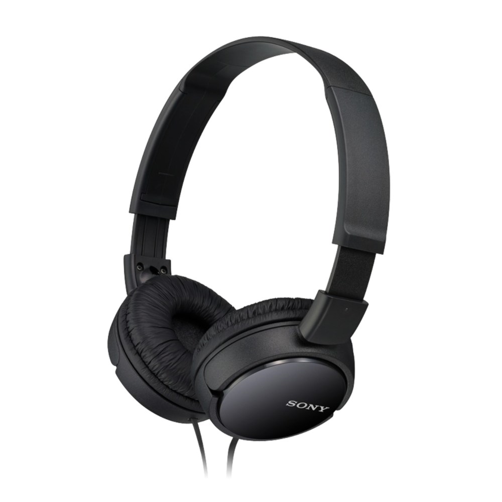 Sony MDR-ZX100 Overhead Headphones Black 1.2m flat Cord - MDRZX110B.AE ...