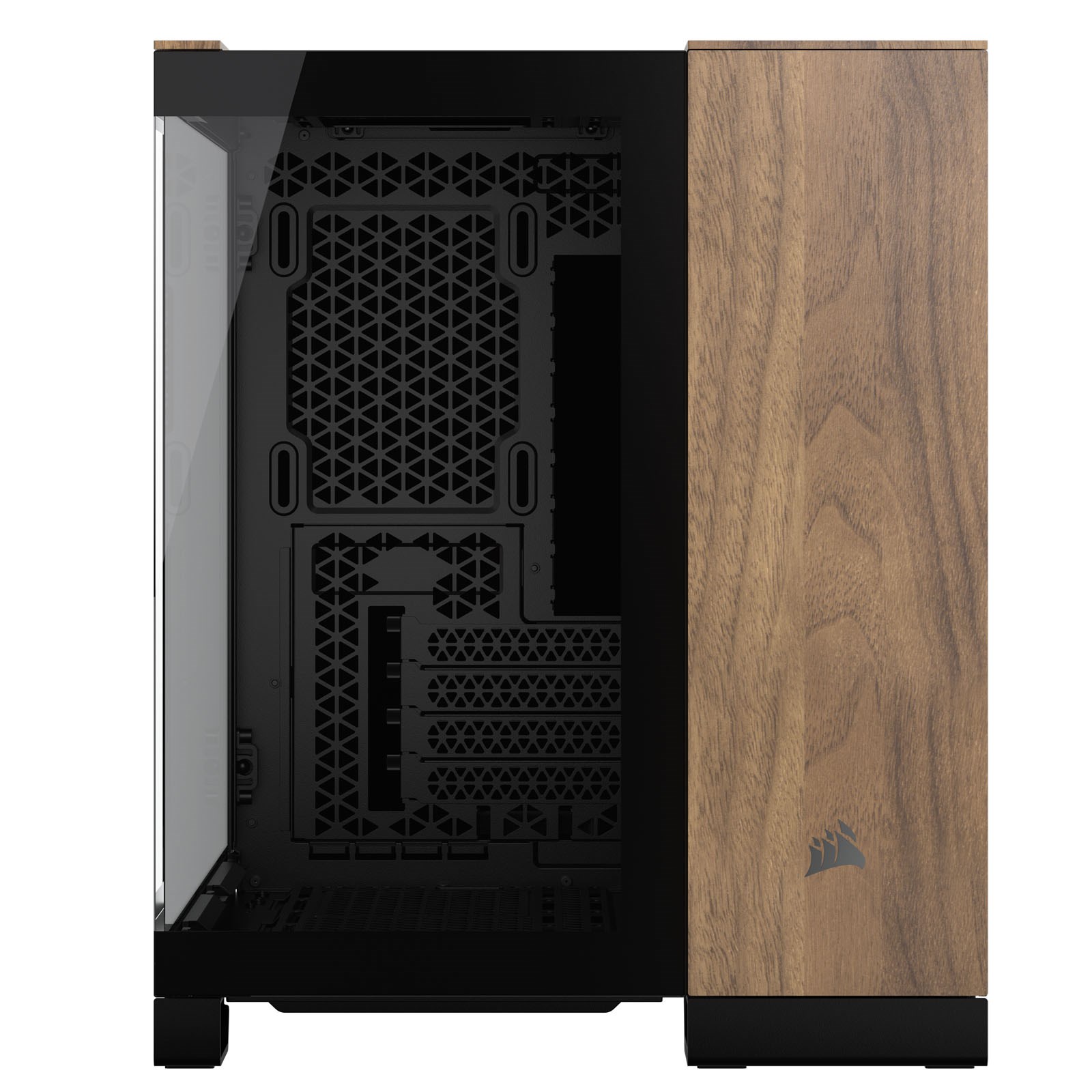 Corsair 2500X Walnut Mid Tower Case - Black - CC-9011286-WW | CCL