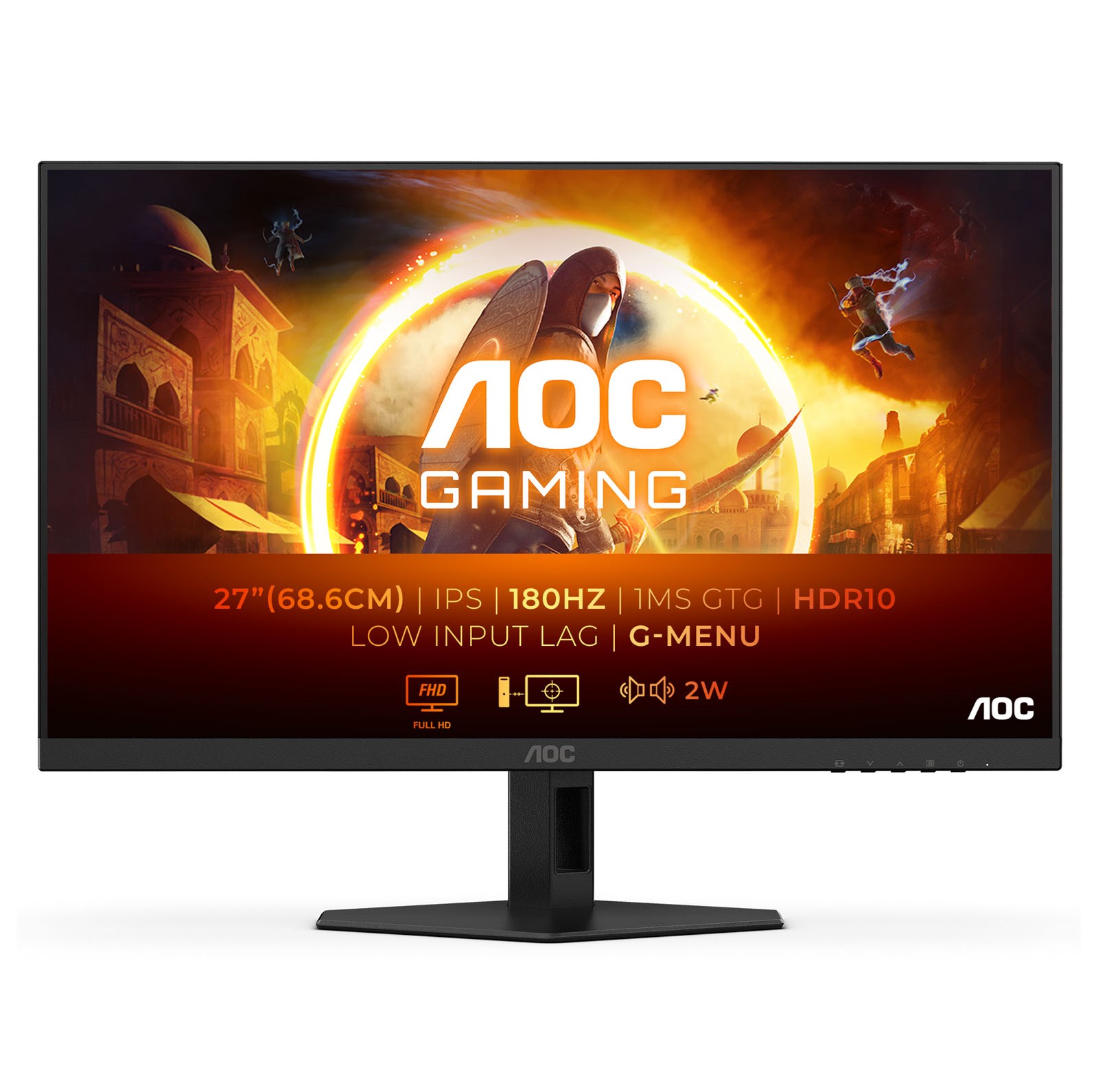AOC 27G4XE 27" Full HD IPS 180Hz Gaming Monitor - 27G4XE | CCL