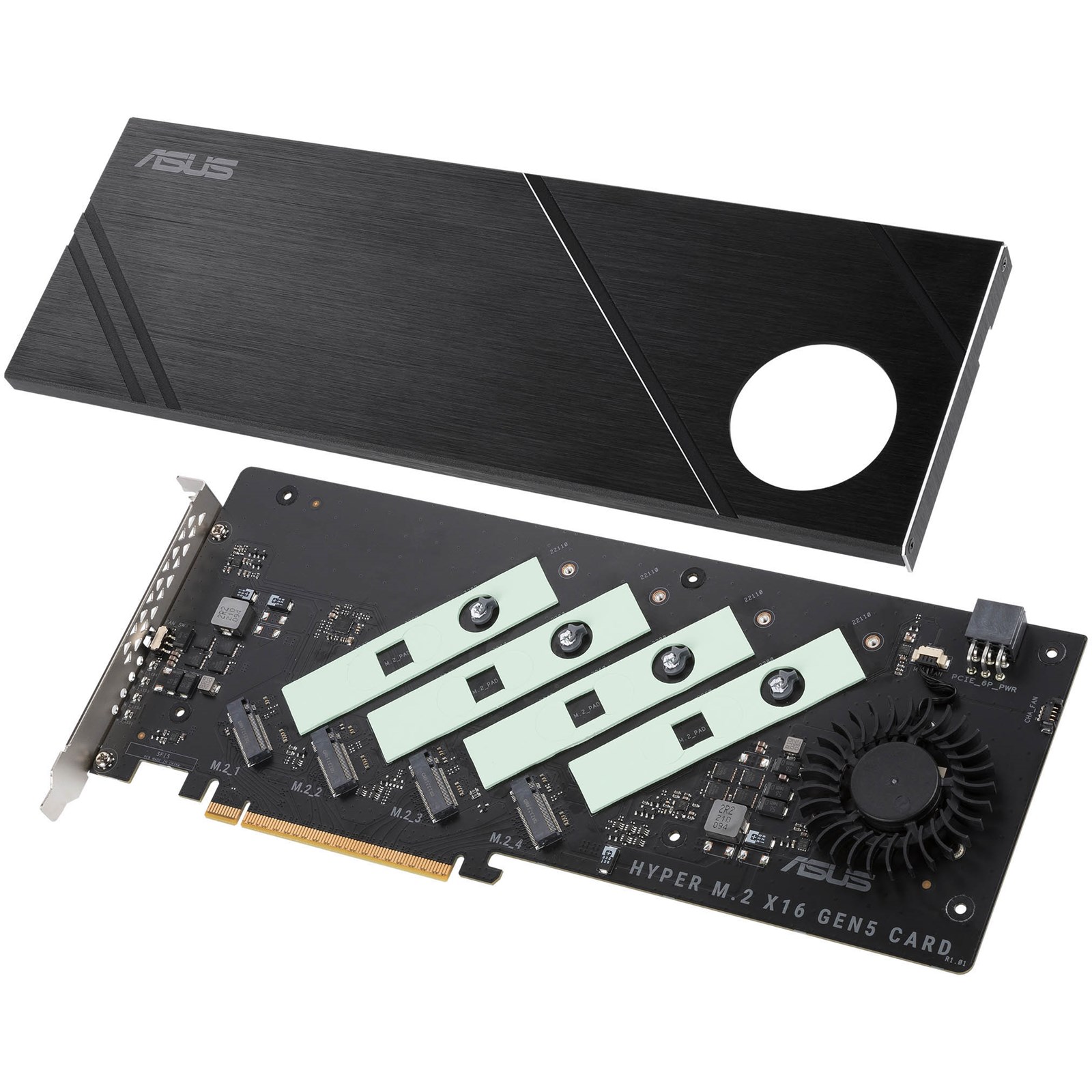 ASUS Hyper M.2 x16 Gen5 Card - 90MC0CY0-M0EAY0 | CCL