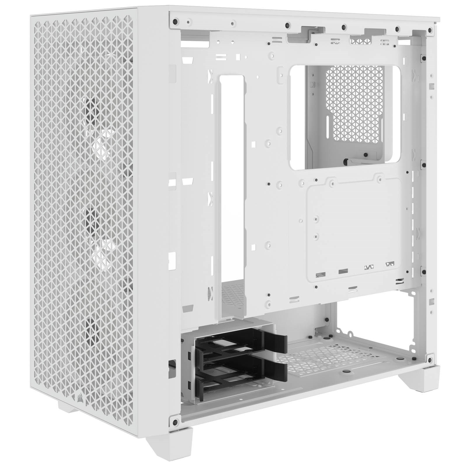 Corsair 3000D RGB AIRFLOW Mid Tower Gaming Case - White - CC-9011256-WW ...