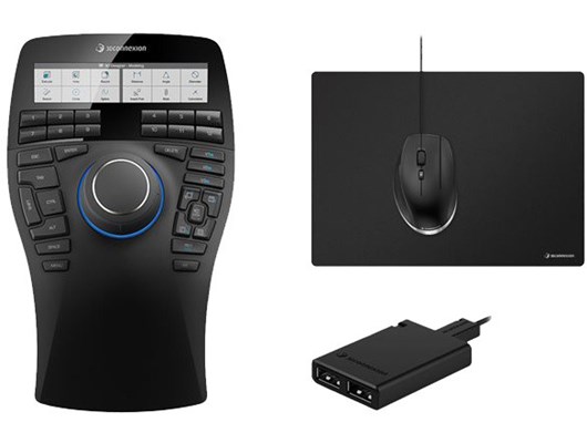 3Dconnexion SpaceMouse Enterprise Kit (Black) for CAD Professionals ...