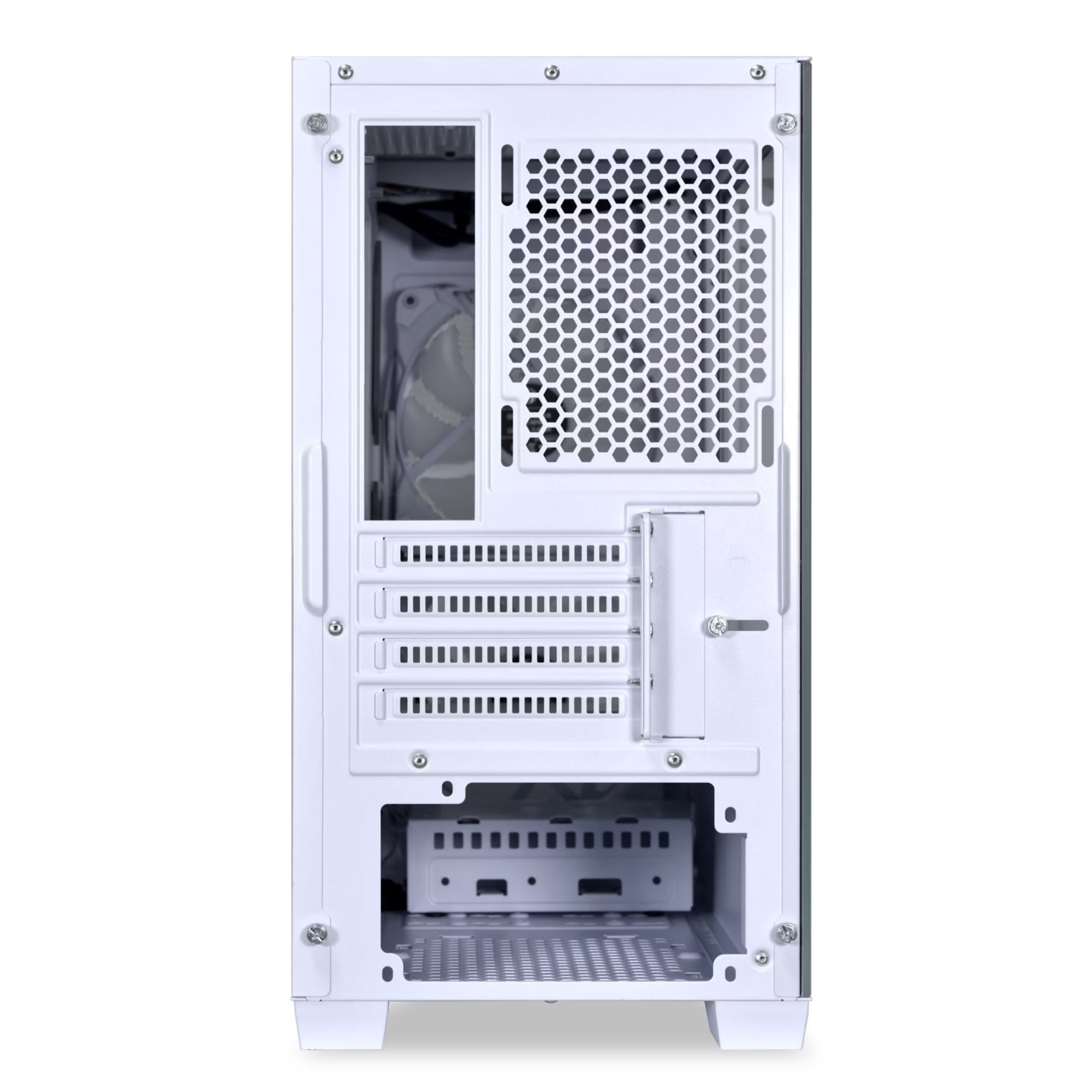 Lian Li LANCOOL 205M Mesh Mid Tower Gaming Case - White - LANCOOL 205M ...