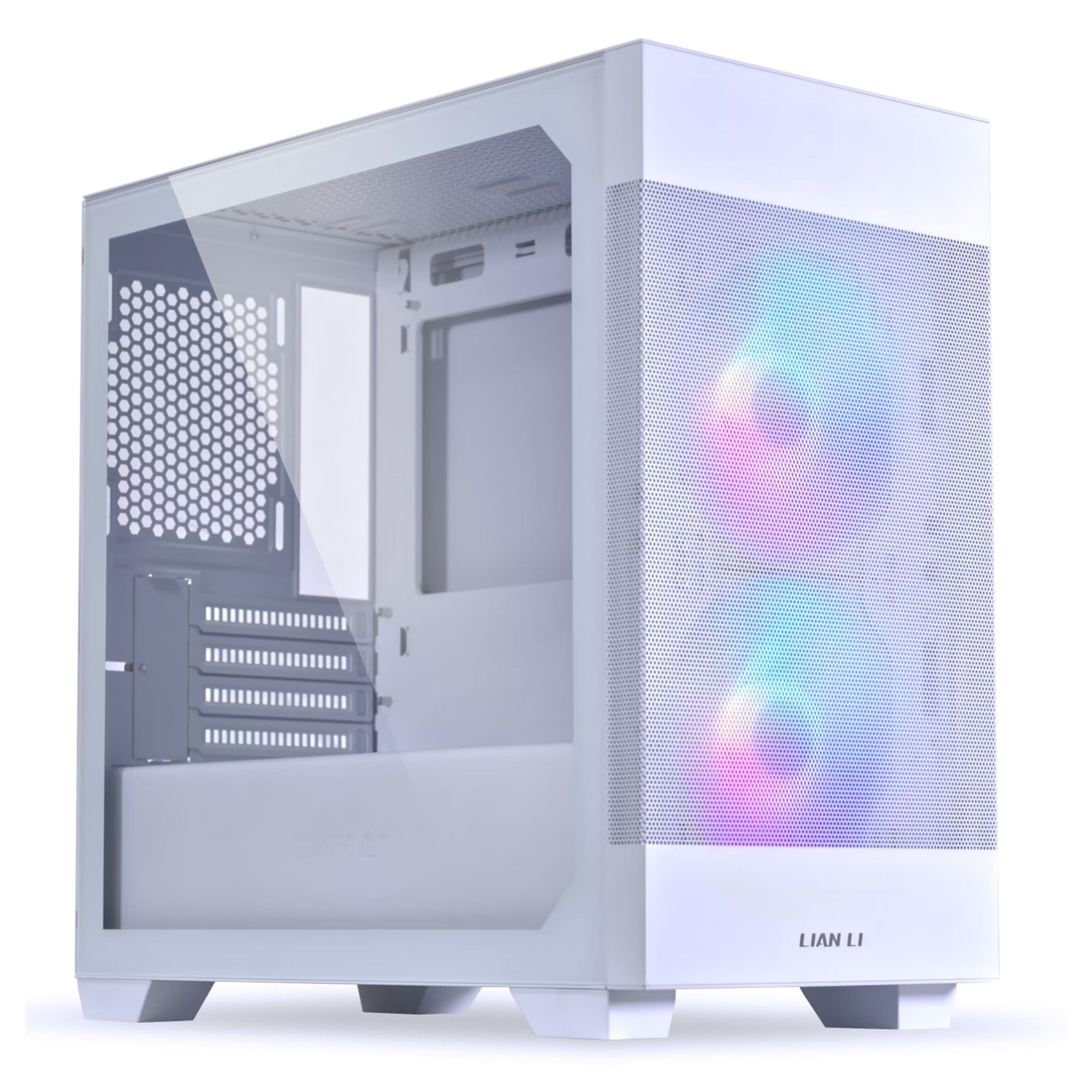 Lian Li LANCOOL 205M Mesh Mid Tower Gaming Case - White - LANCOOL 205M ...