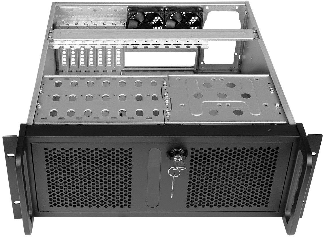 Codegen 4U Rackmount Server Case - Black - 4U500V2B | CCL